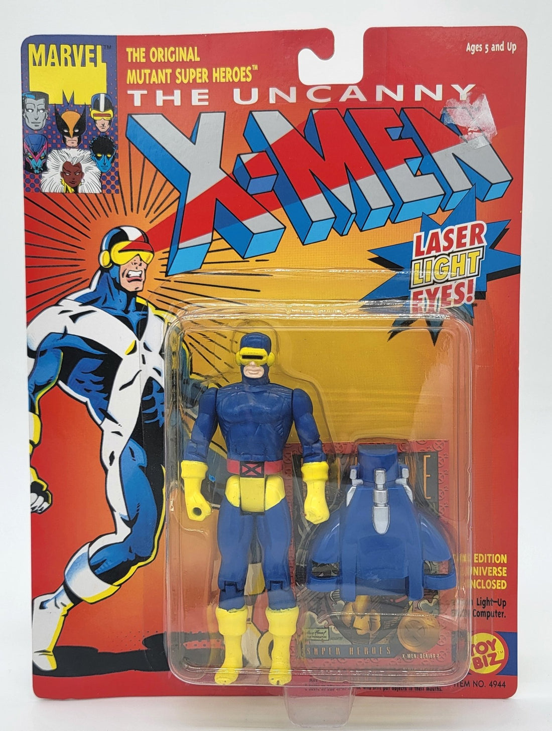 Toy Biz | X-Men - Cyclops 1993 with trading Card | Vintage Marvel ...