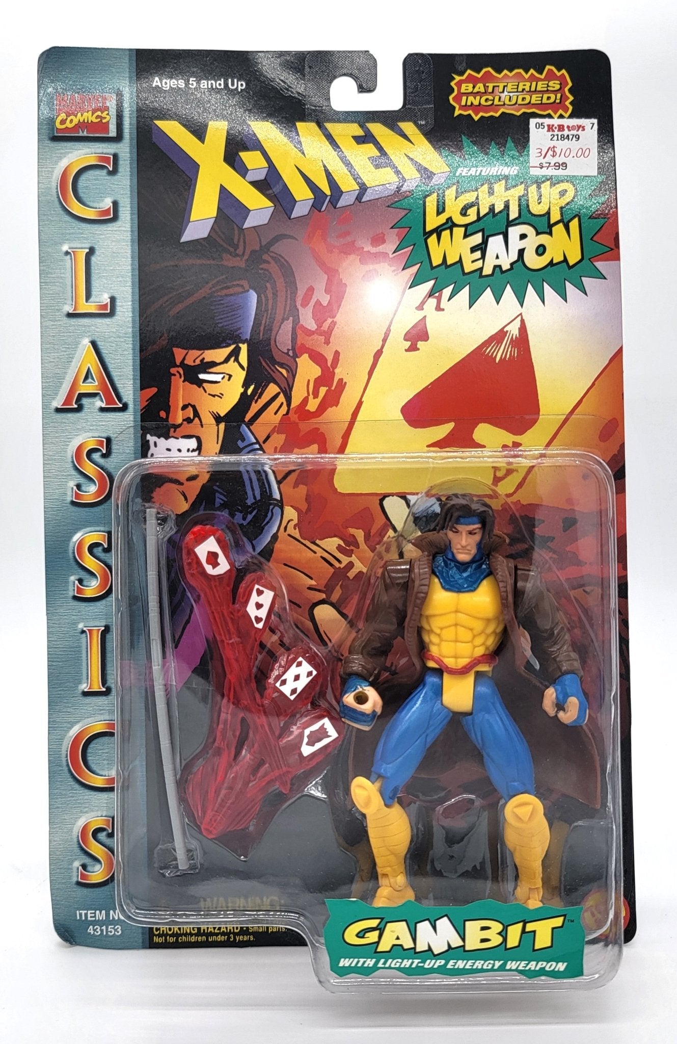 Toy Biz | X-Men Gambit 1996 | Marval Comics Classics | Vintage Marvel ...